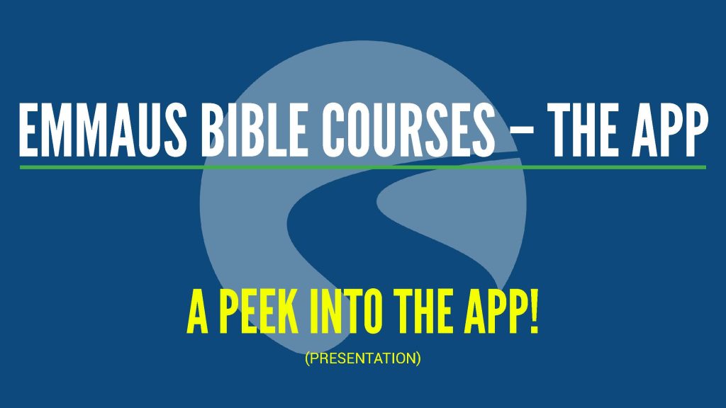 The App – Emmaus App Infos